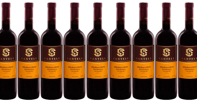 მშრალი წითელი ღვინო SANTELI